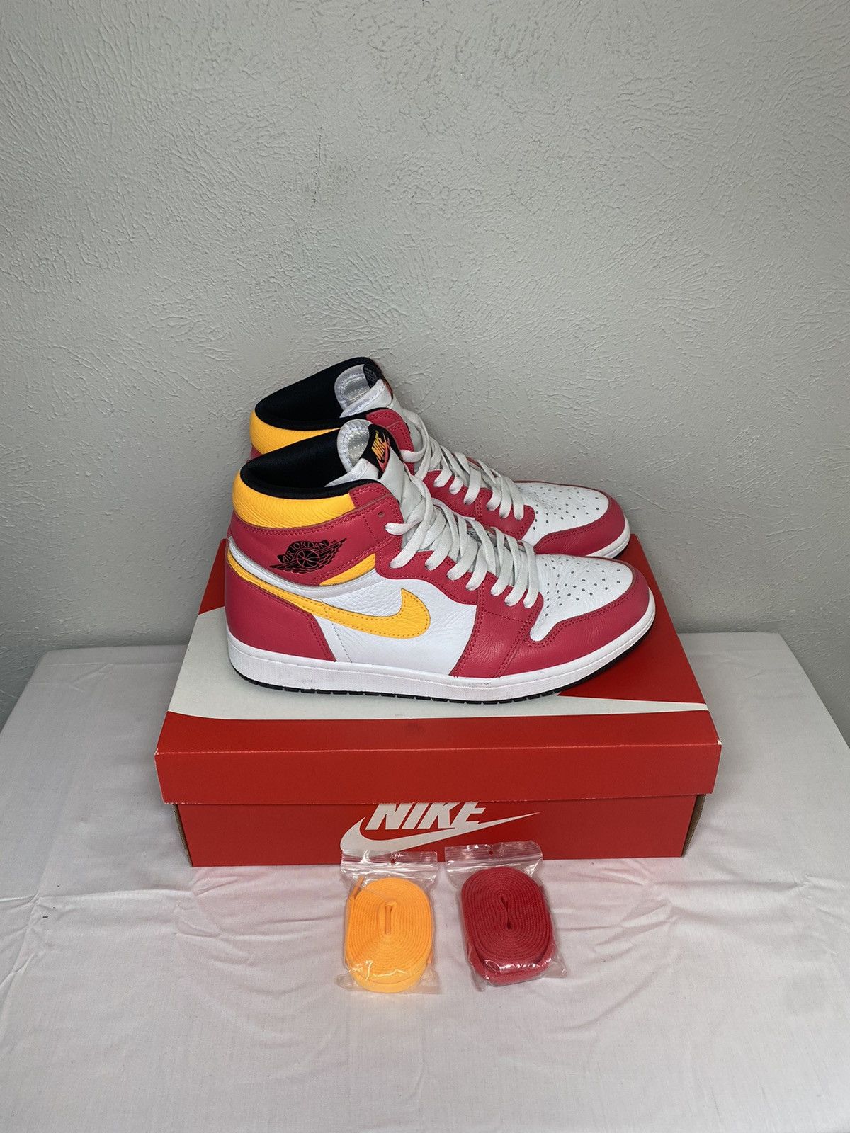 Jordan Brand × Nike Jordan Brand Retro 1 “Light Fusion-Red” | Grailed