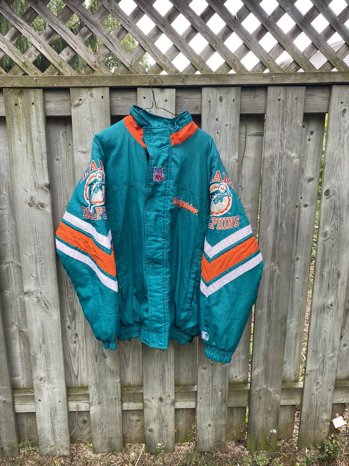 Vintage Vintage Started 90s Miami Dolphins jacket | Grailed