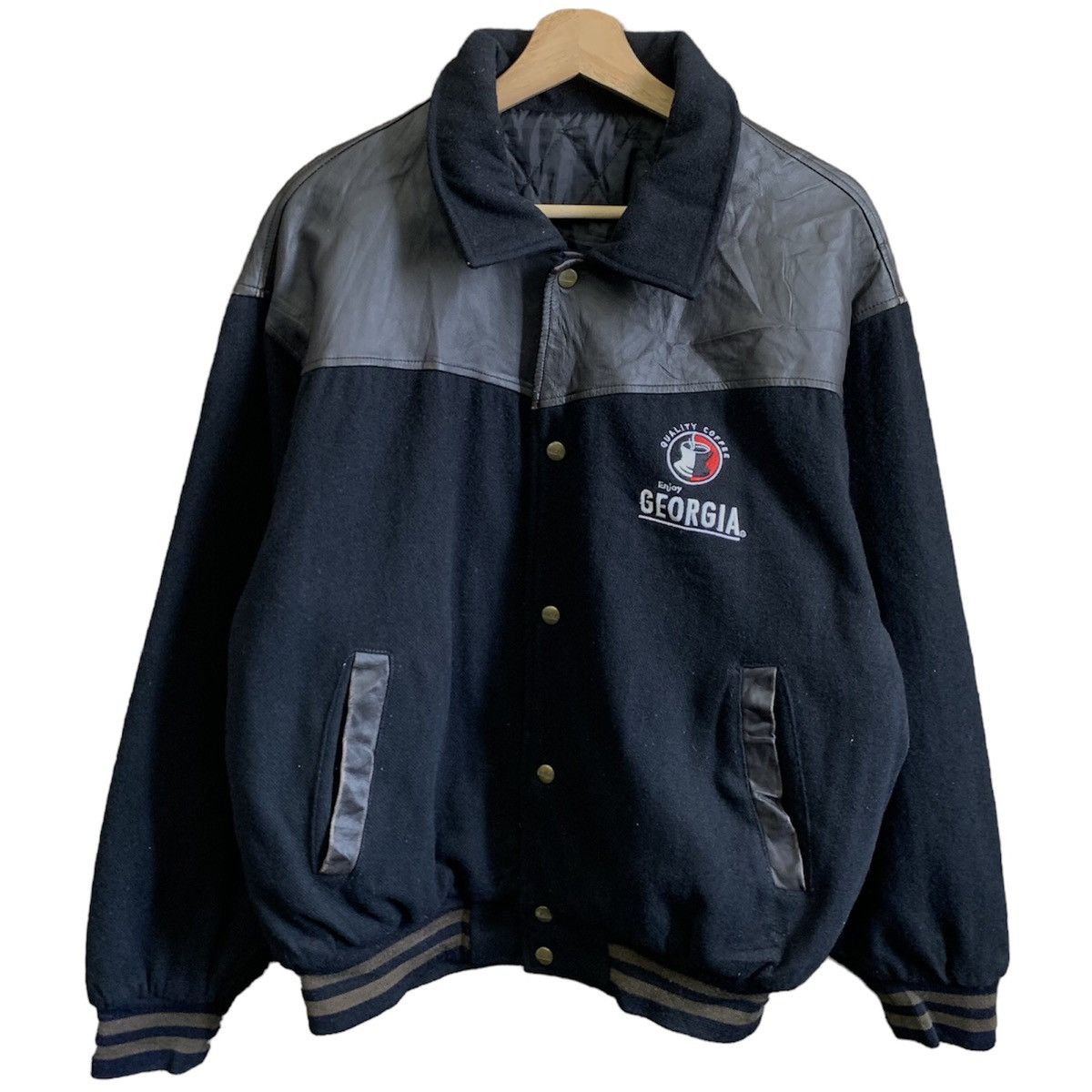 Japanese Brand × Streetwear × Vintage Vintage Georgia Varsity Jacket ...