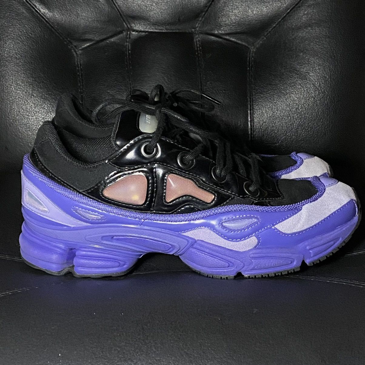 Adidas × Raf Simons Raf Simons Ozweego 3 Purple Black | Grailed