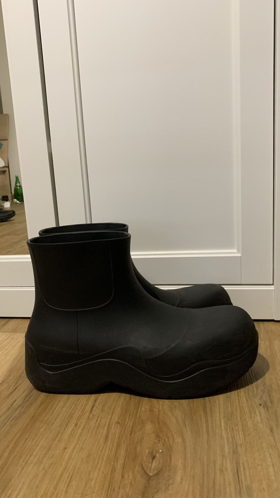 Bottega Veneta Bottega Veneta black puddle boots | Grailed