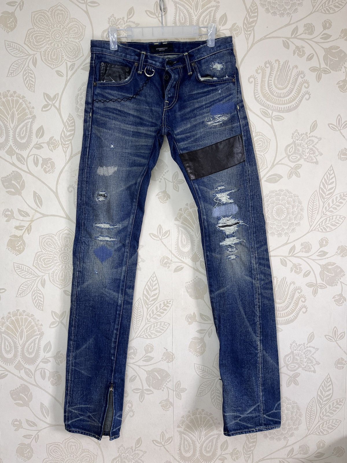 Very Rare OverDesign Distressed Denim Selvedge Jeans Made In Japan ...