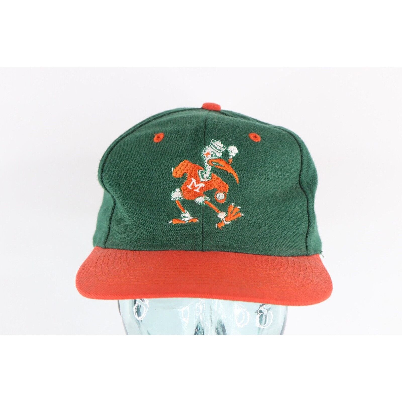 Vintage Vintage 90s University of Miami Hurricanes Block Letter Hat ...