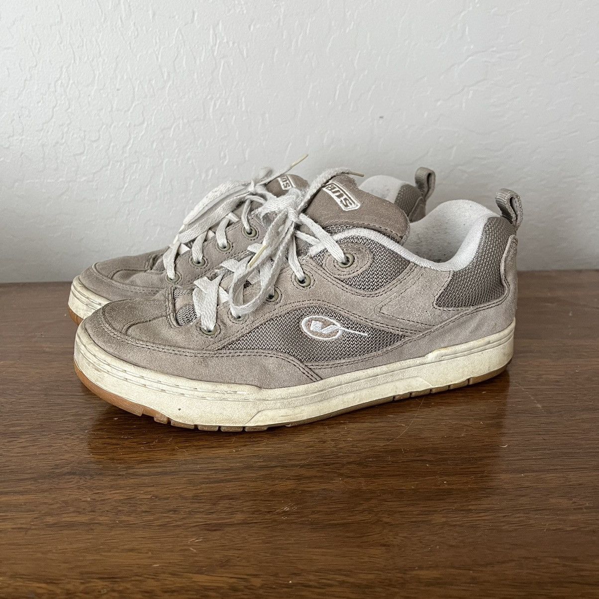 Vintage Vans Graph Chunky Skate Shoes Tan/Gray/White Size 9.5 Rare ...