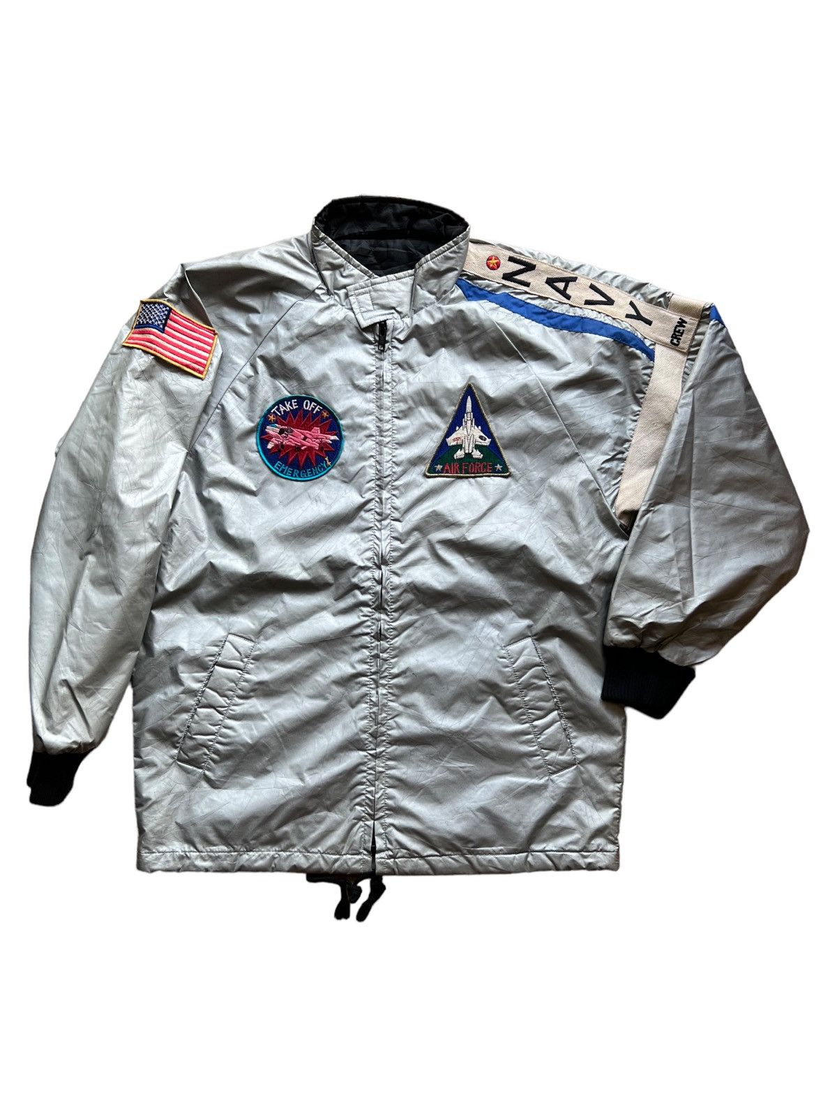 Vintage VERY RARE VINTAGE JACKET NASA US NAVY CREW EXPERIMENTAL TEST ...