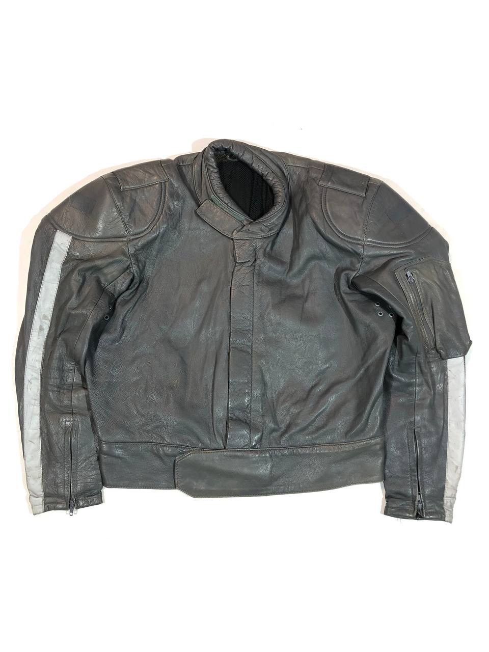 Avant Garde Vintage Reflective Leather Moto Racing Jacket | Grailed