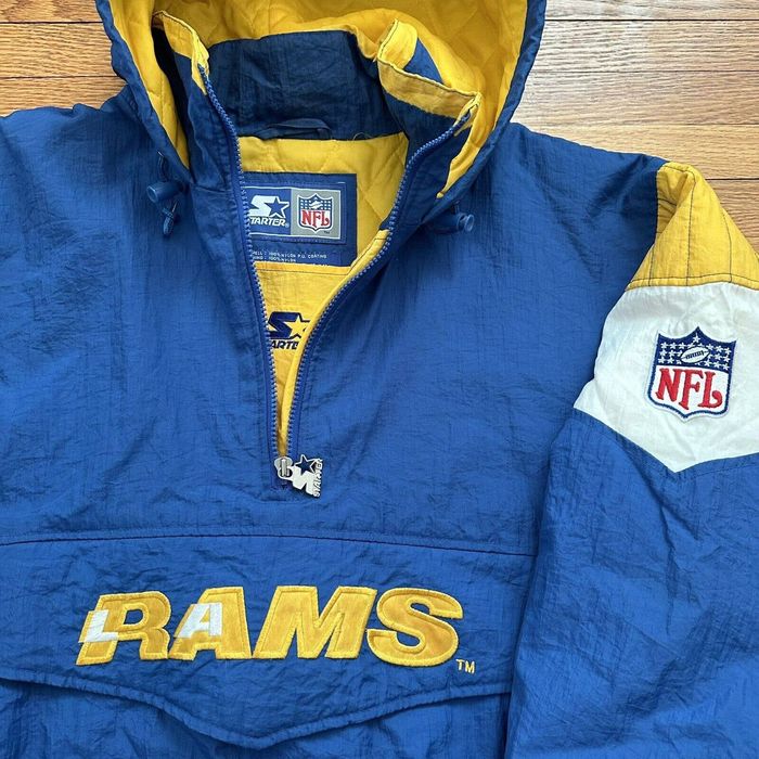 Vintage Vintage 90s Starter Los Angeles Rams Puffer Jacket XL NFL | Grailed