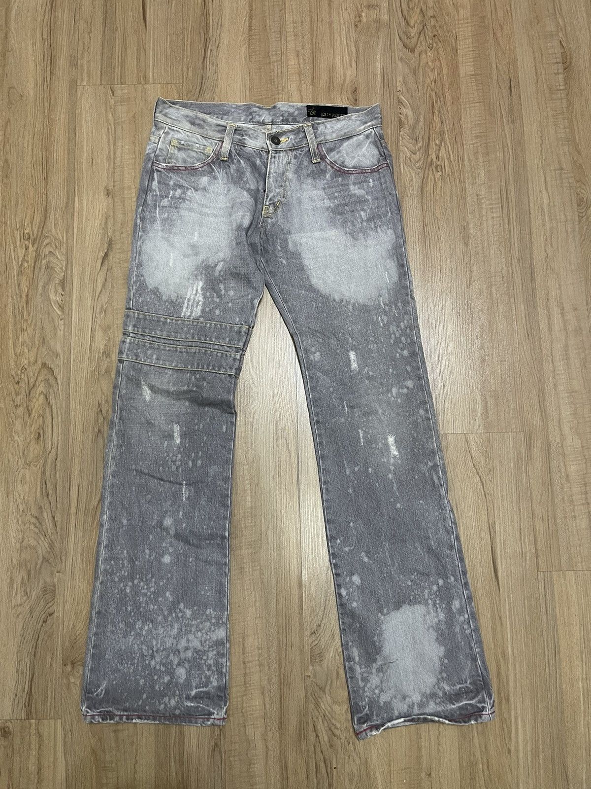 Japanese Brand Jolly Roger Acid Wash style jeans | Grailed