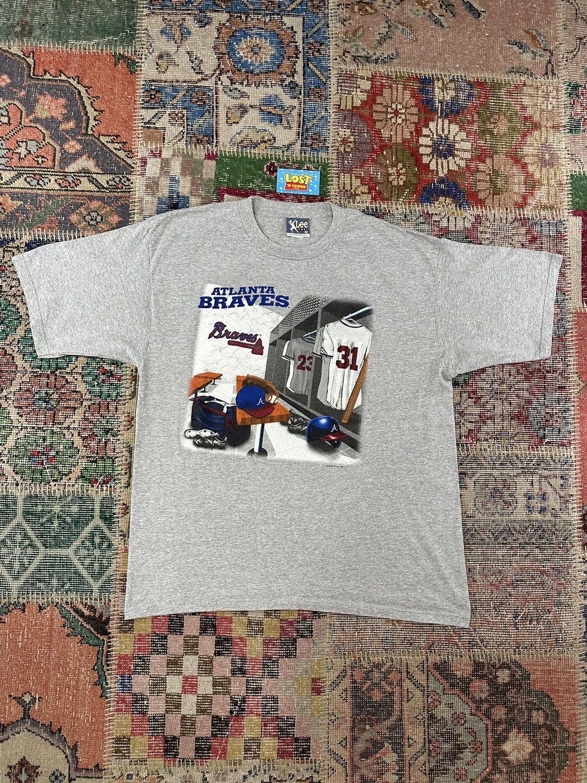 Vintage 1996 Vintage MLB Atlanta Braves Locker Room Baseball Tee | Grailed