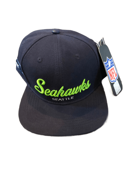 Pro Standard NWT Seattle Seahawks Pro Standard Script Logo Snapback Hat | Grailed