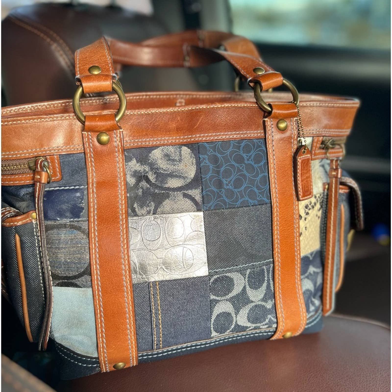 Coach Coach Rare Denim Patchwork Bag | Grailed