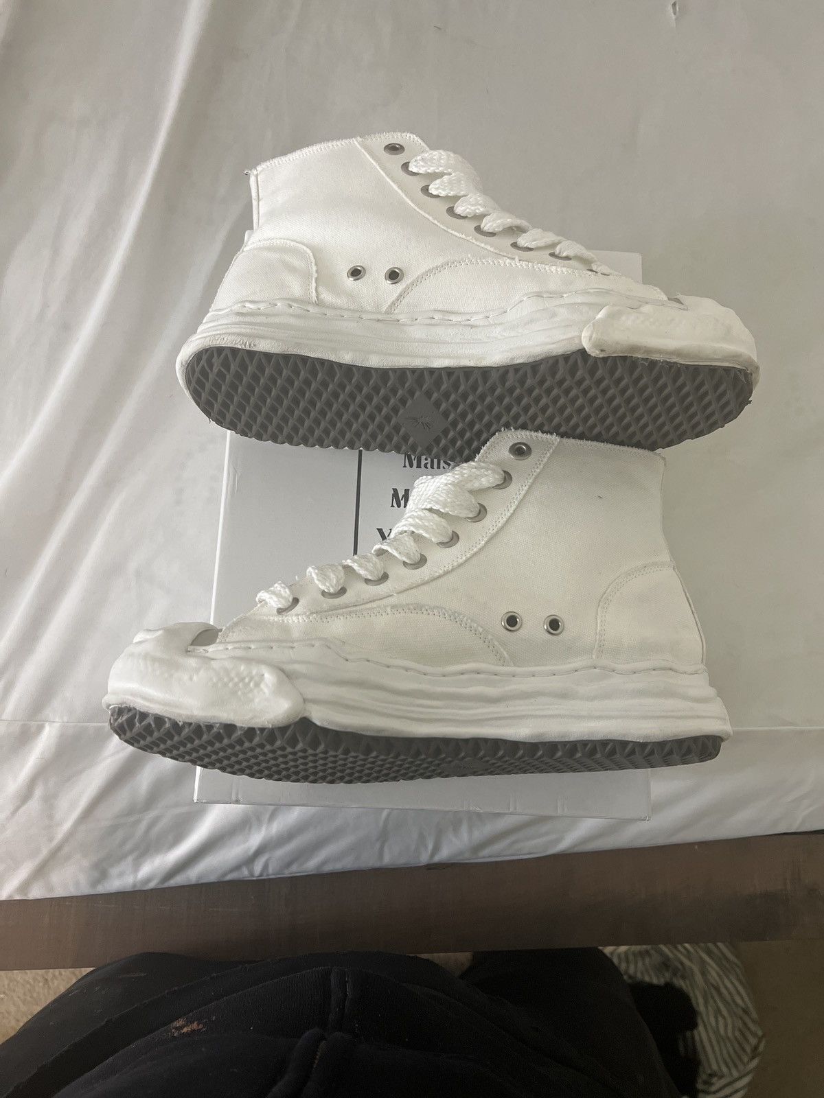 Miharayasuhiro White Masion mihara high tops | Grailed