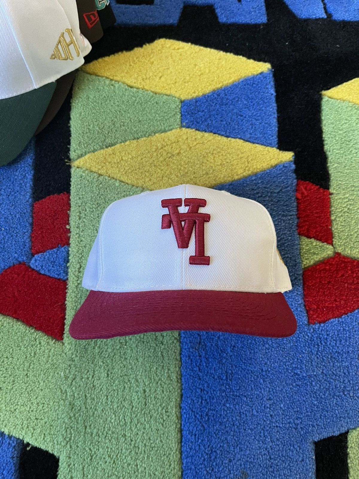 Kth Kill The Hype La KTH KILL THE HYPE VINTAGE LA - WHITE/BURGUNDY | Grailed