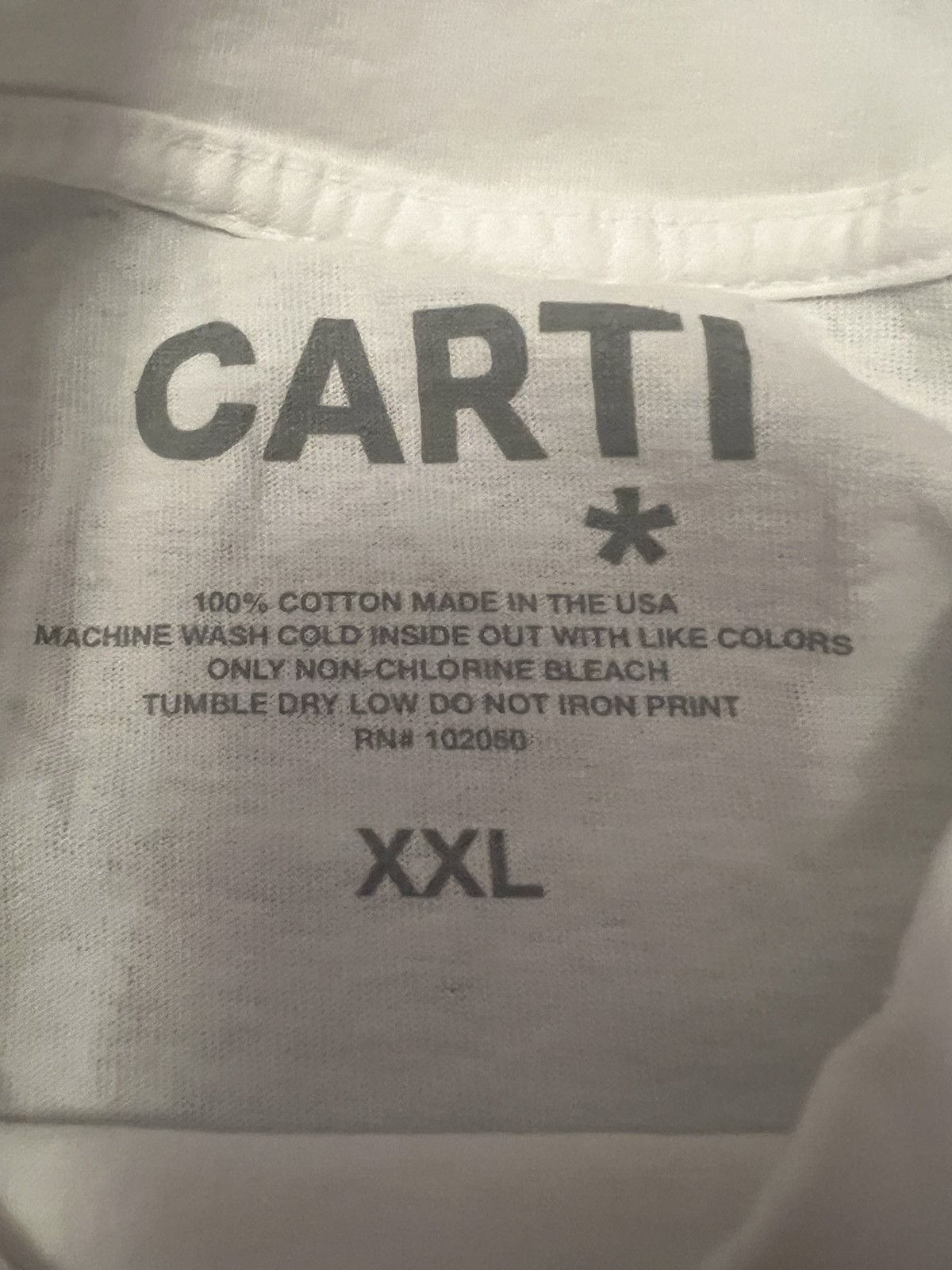 Streetwear Playboi Carti US Summer Tour 2019 Middle Finger Tee | Grailed