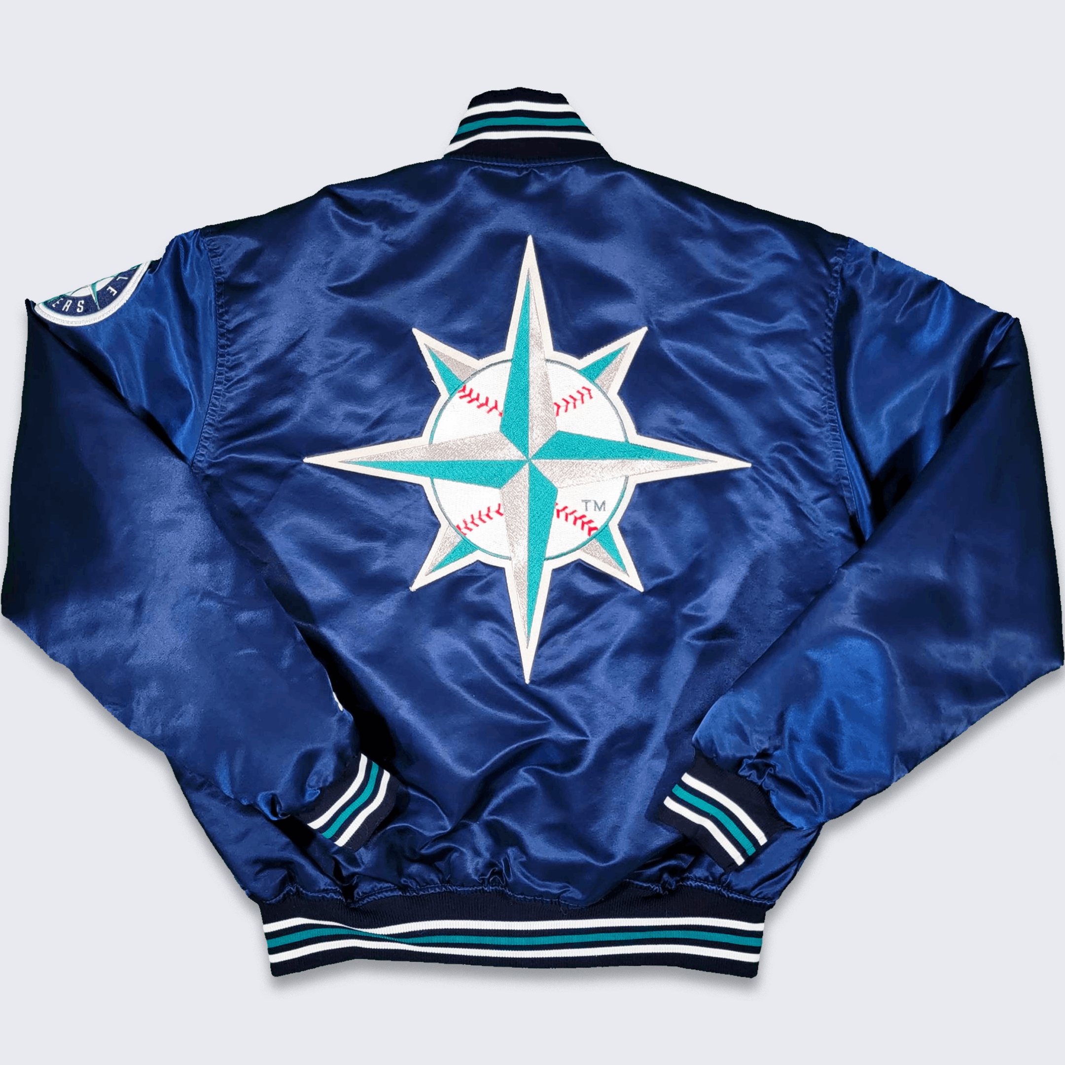 Vintage Seattle Mariners Vintage 90s Starter Satin Bomber Jacket | Grailed