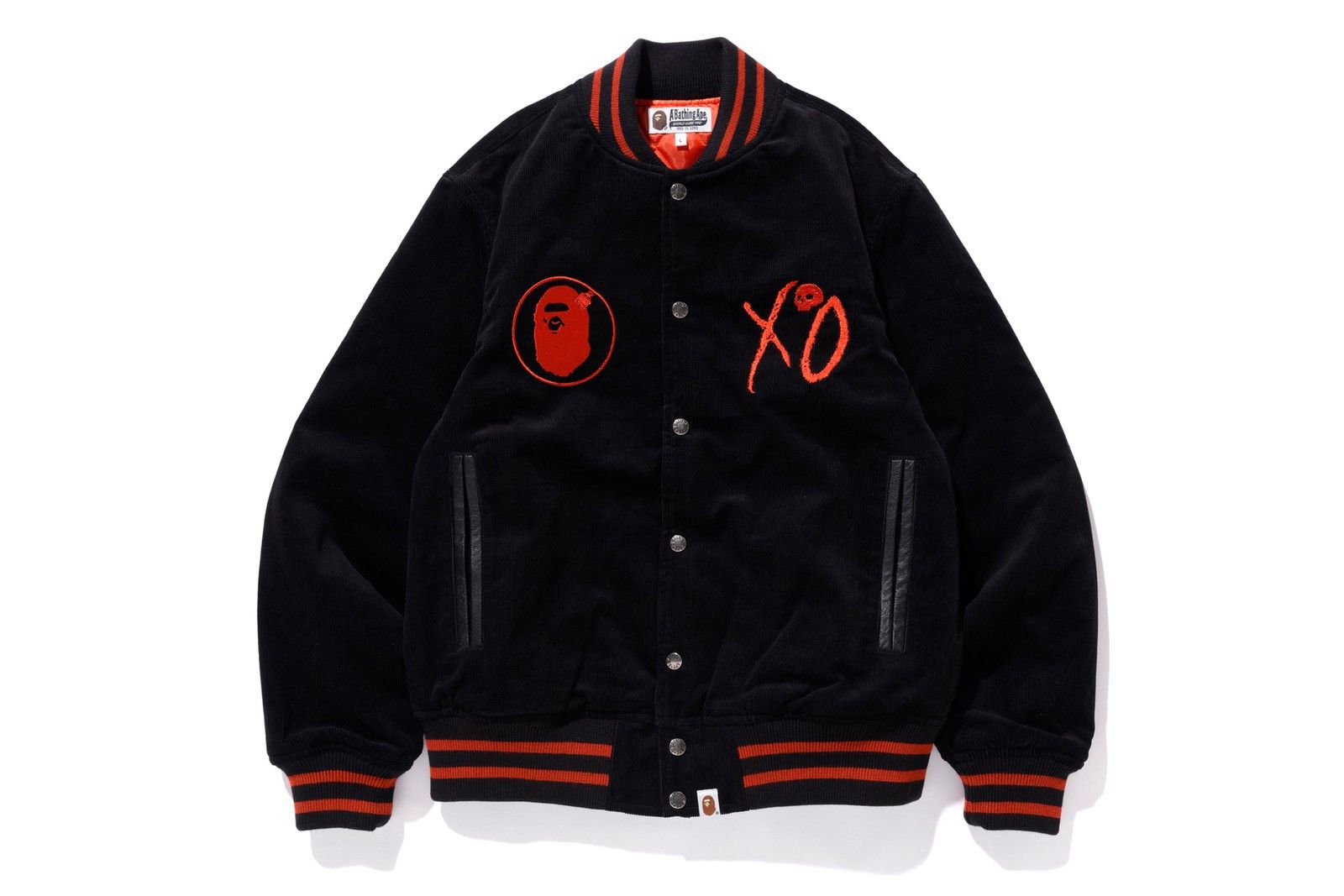 Bape The Weeknd X A Bathing Ape XO Varsity Jacket | Grailed