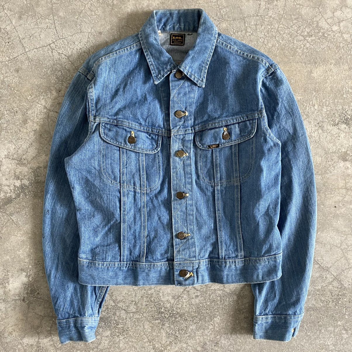 Denim Jacket × Lee × Vintage Vintage 70’s Lee 220J Sanforized Westerner ...