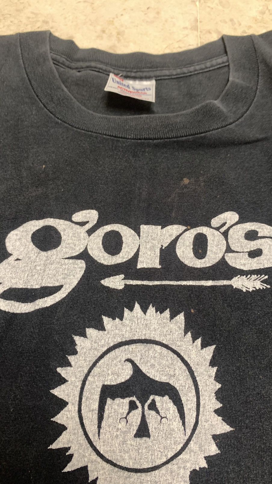 Goros × Rare × Vintage 90's Vintage Goro's store tee | Grailed