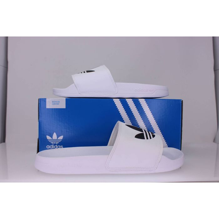 Adidas Adilette Lite FTWWHT/CBLACK/FTWWHT FU8297 | Grailed