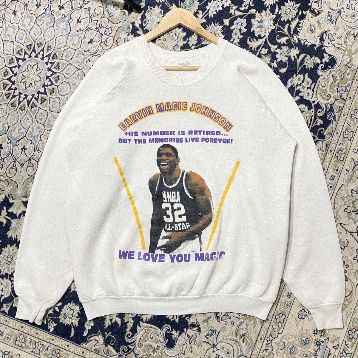 Magic Johnson × NBA × Vintage Vintage 1984 Earvin Magic Johnson | Grailed