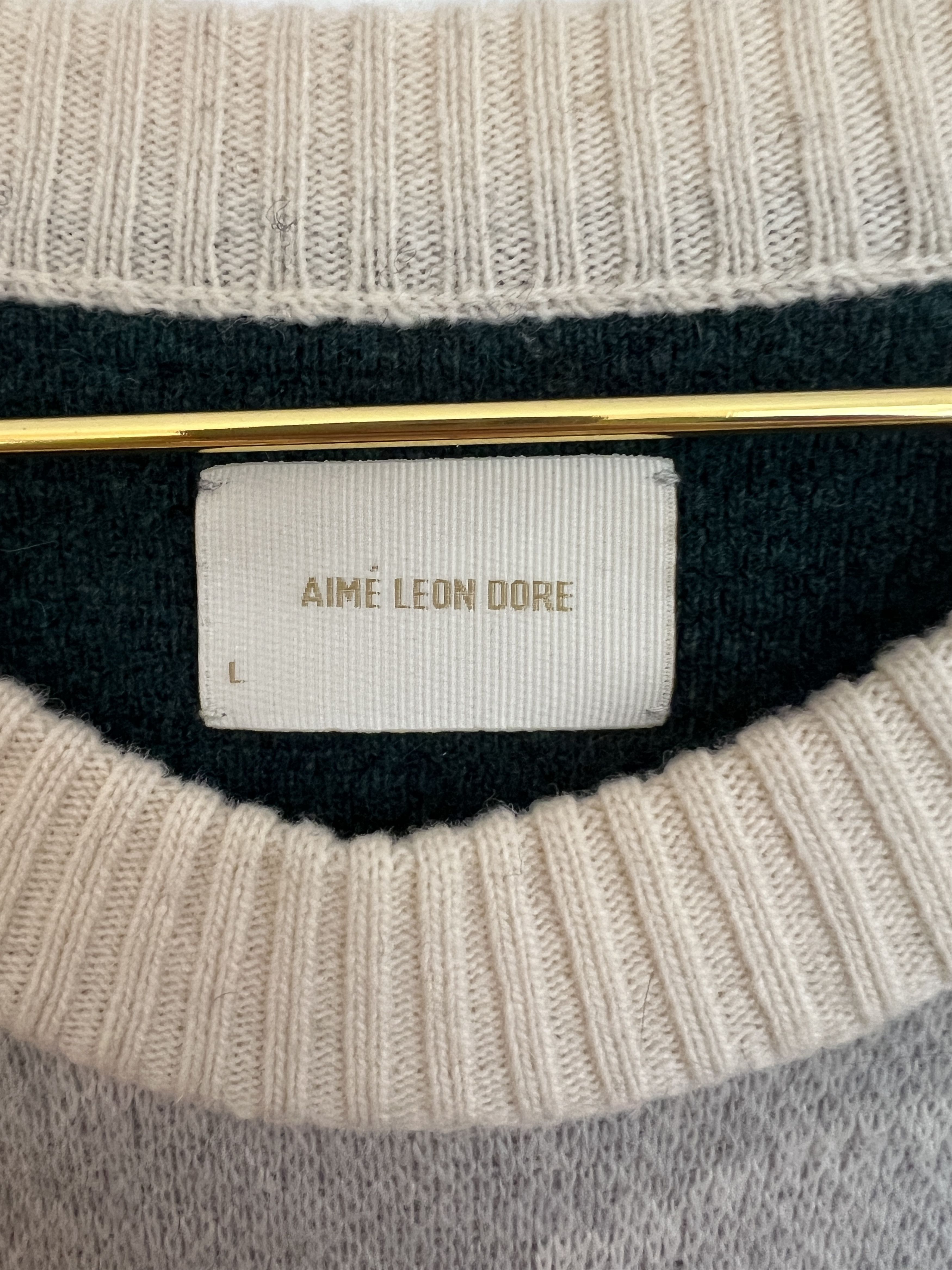 Aime Leon Dore Amie Leon Dore JFK Wool Knit Sweater | Grailed