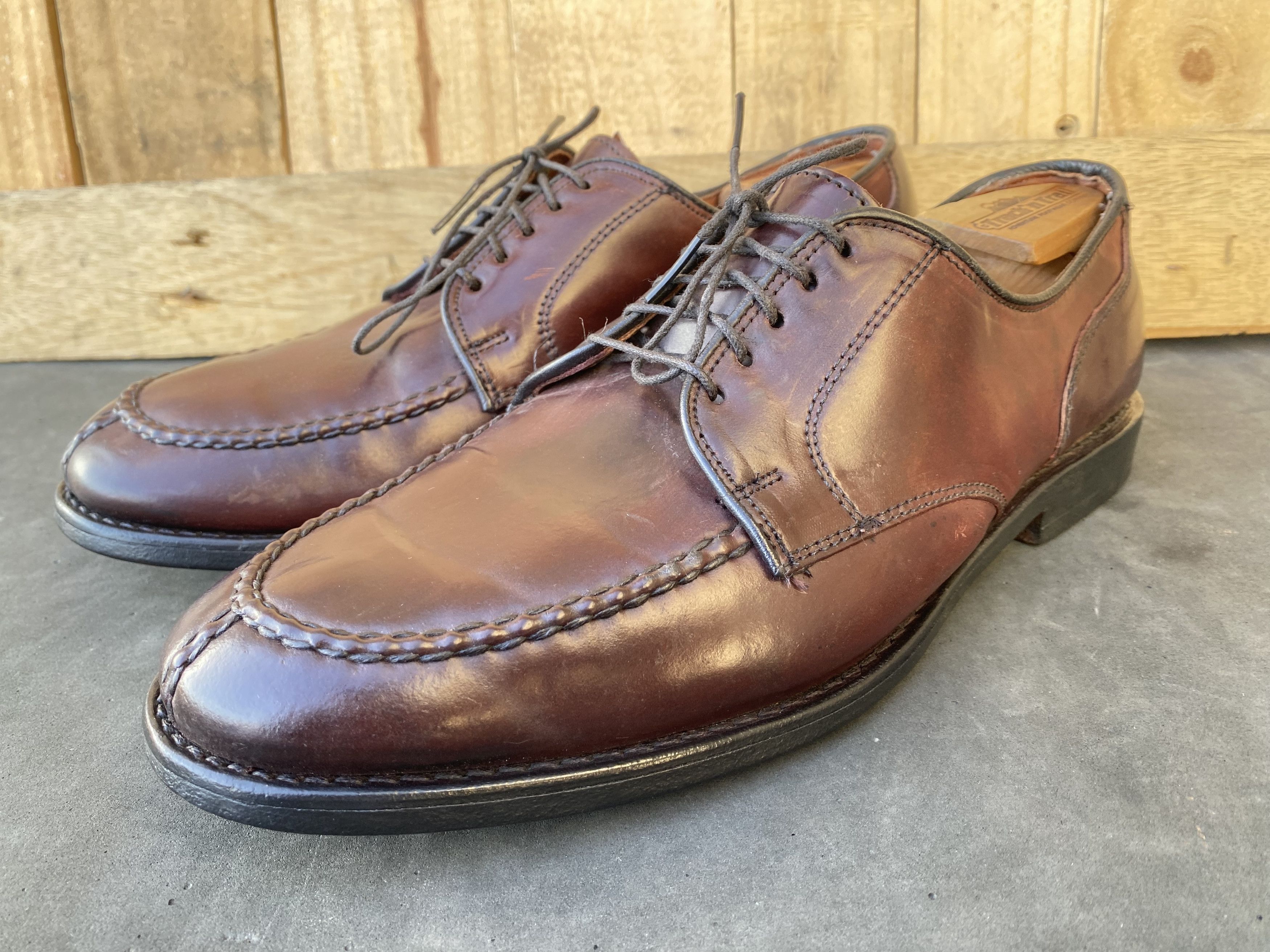 Allen Edmonds Allen Edmonds “Bradley” Burgundy Shell Cordovan Norwegian ...
