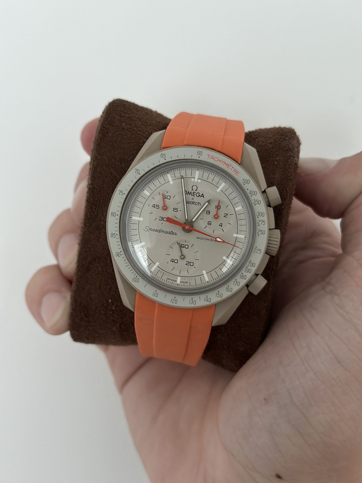 Omega × Swatch Omega x Swatch “Jupiter” | Grailed