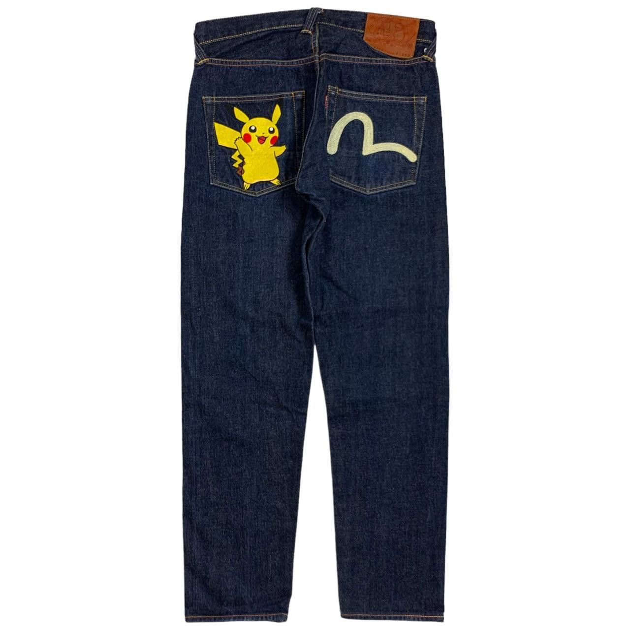Evisu Rare Evisu x Pokemon Pikachu Selvedge Denim Jeans | Grailed