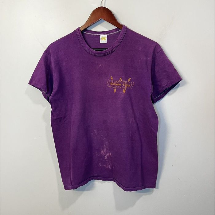 Vintage VTG 70s Russell Williams College Sun Faded T- Shirt XL | Grailed