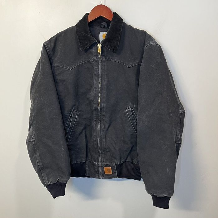Vintage Vintage 90s Carhartt Quilted Lined Detroit Bomber Jacket | Grailed