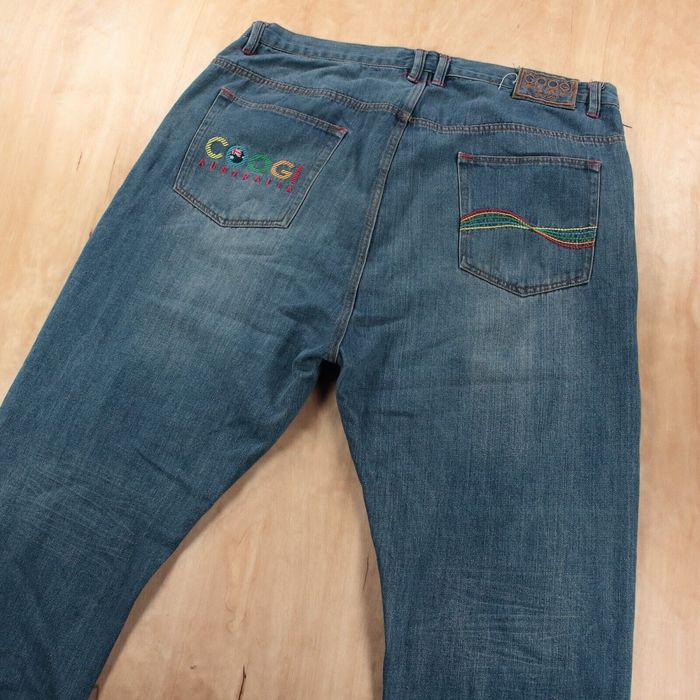 Coogi vtg y2k COOGI embroidered denim jeans 44x32 tag hip hop rap ...