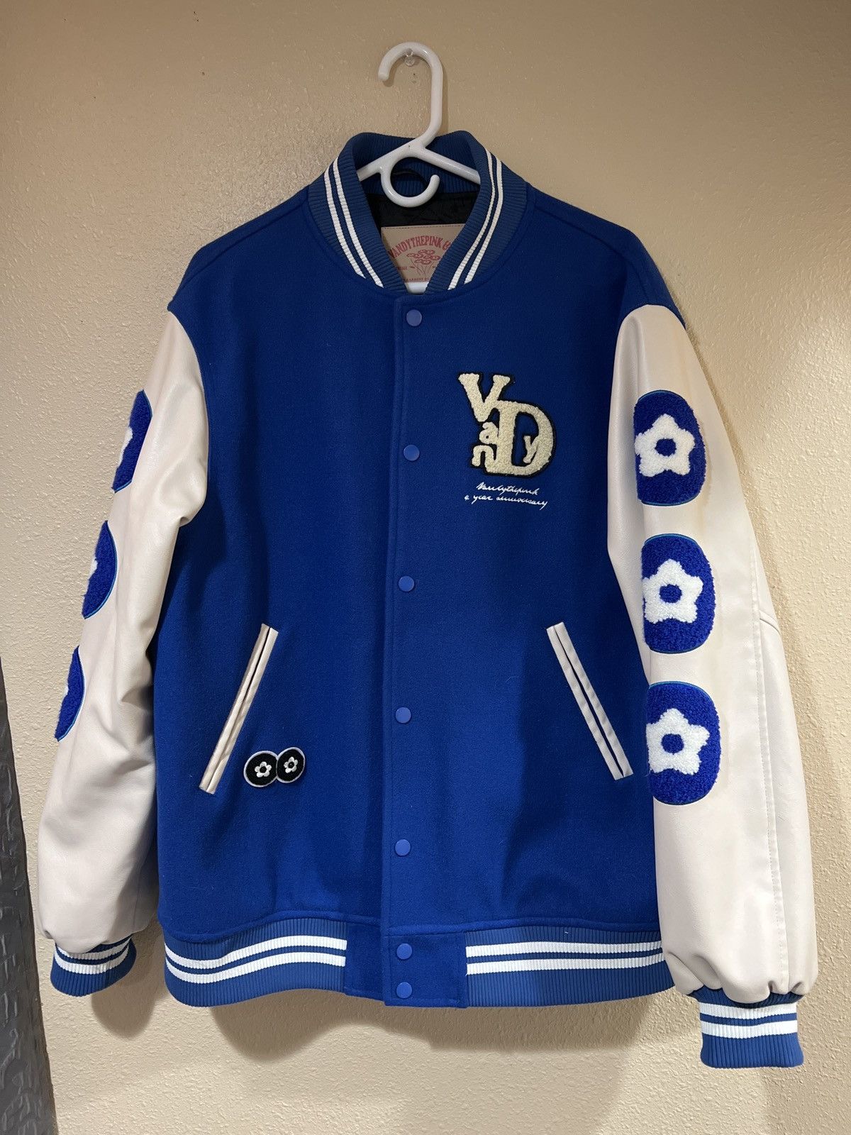 Vandy The Pink Vandy The Pink Varsity Jacket | Grailed