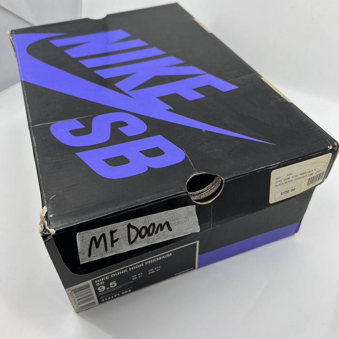 Nike Nike SB Dunk High MF Doom | Grailed