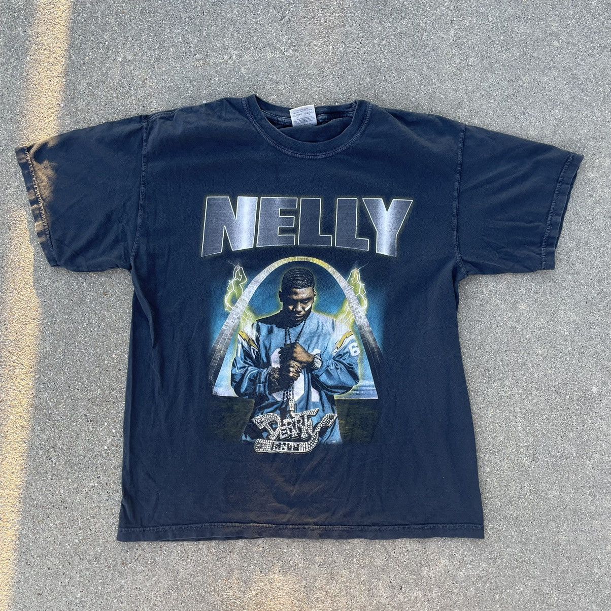 Vintage Y2K Vintage NELLY “WHOLE LOTTA HITS” Tour T-Shirt | Grailed