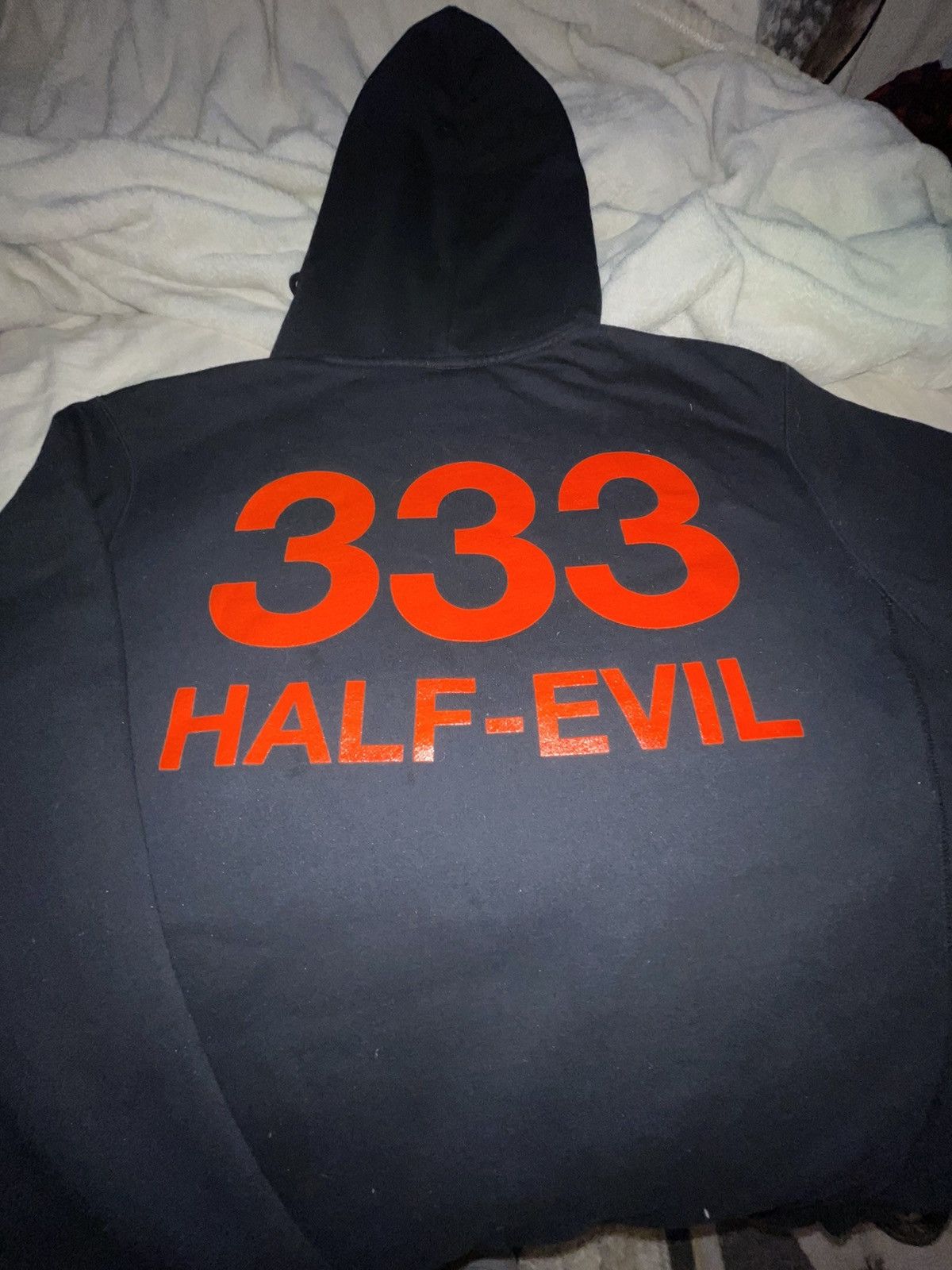 Half Evil Half Evil Hoodie (Red) | Grailed