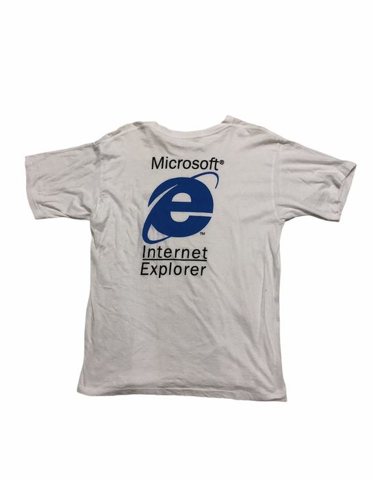 Vintage Vintage 90s Microsoft Internet Explorer T-Shirt | Grailed