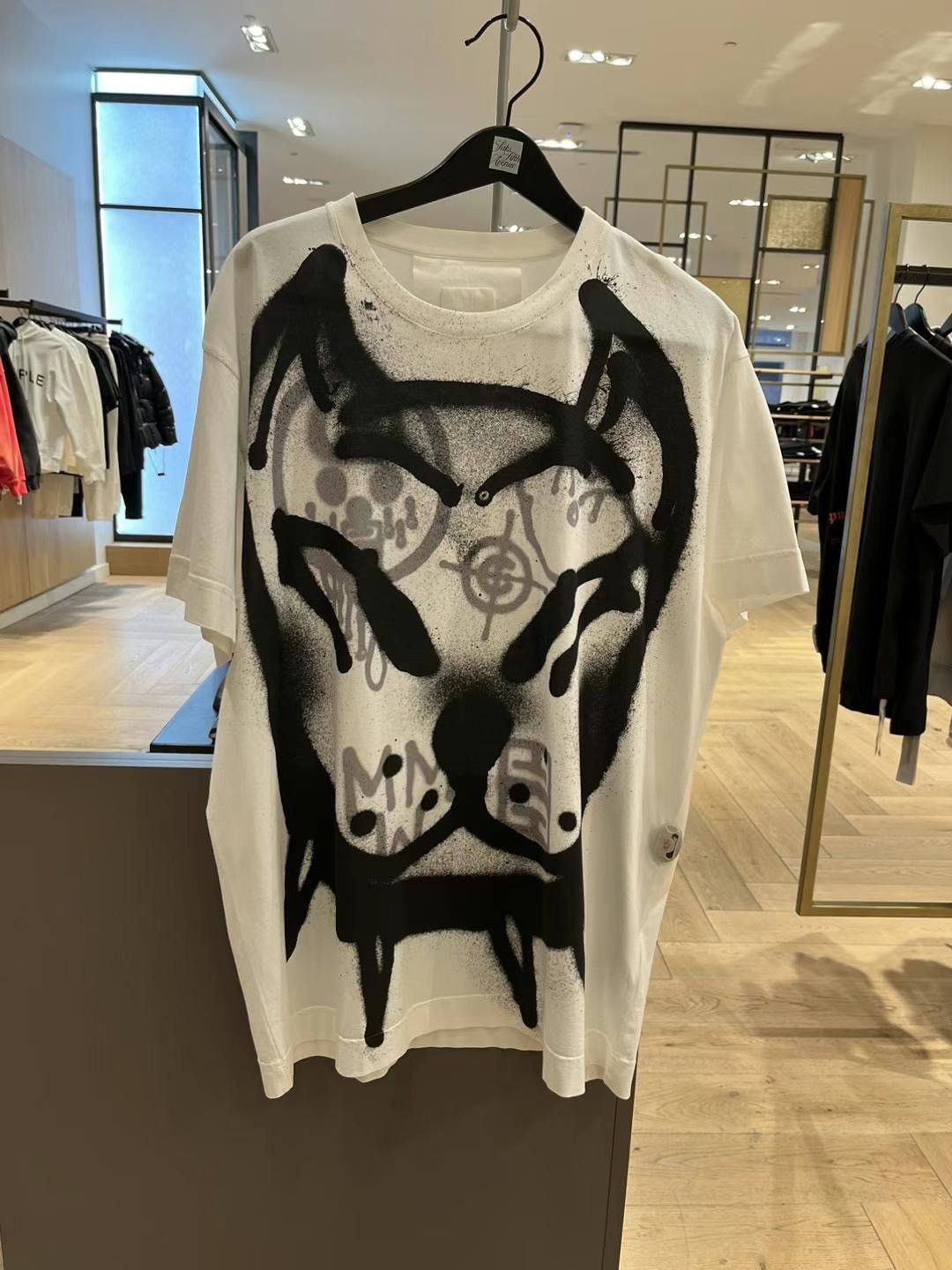 Givenchy givenchy dog print oversized tshirt | Grailed