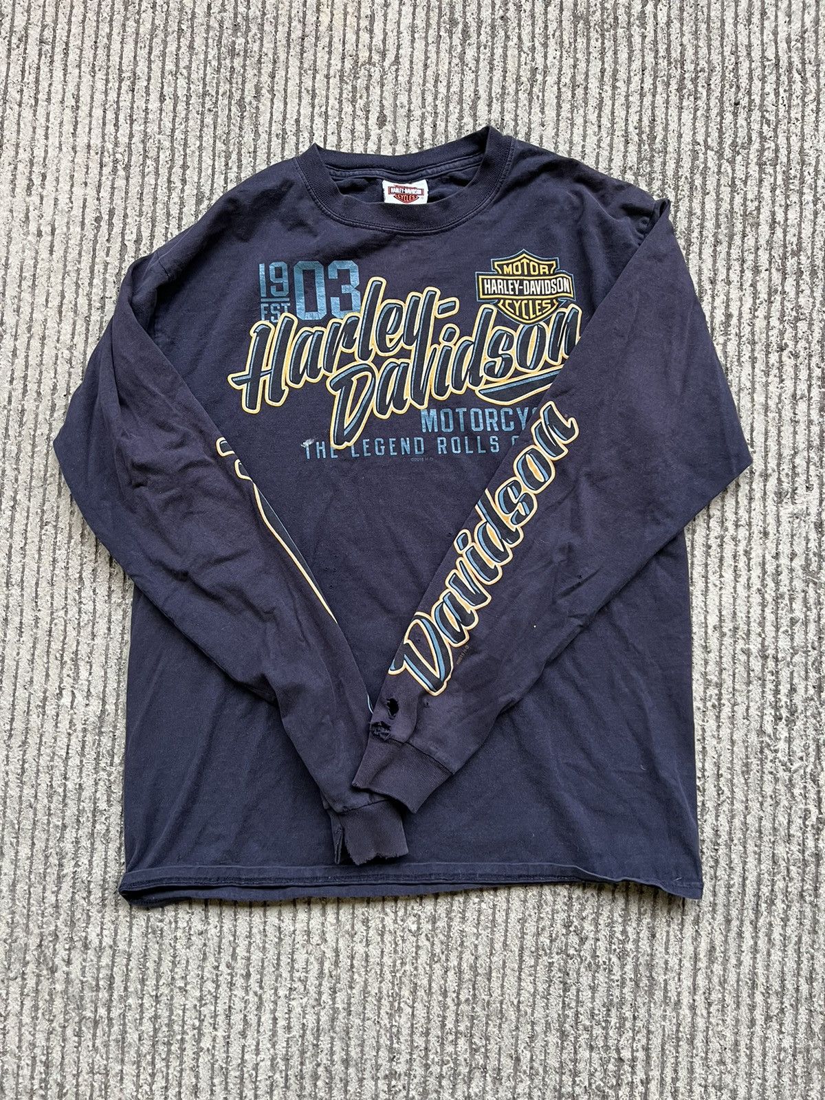 Harley Davidson × Streetwear × Vintage Harley Davidson Denver, CO Long Sleeve | Grailed