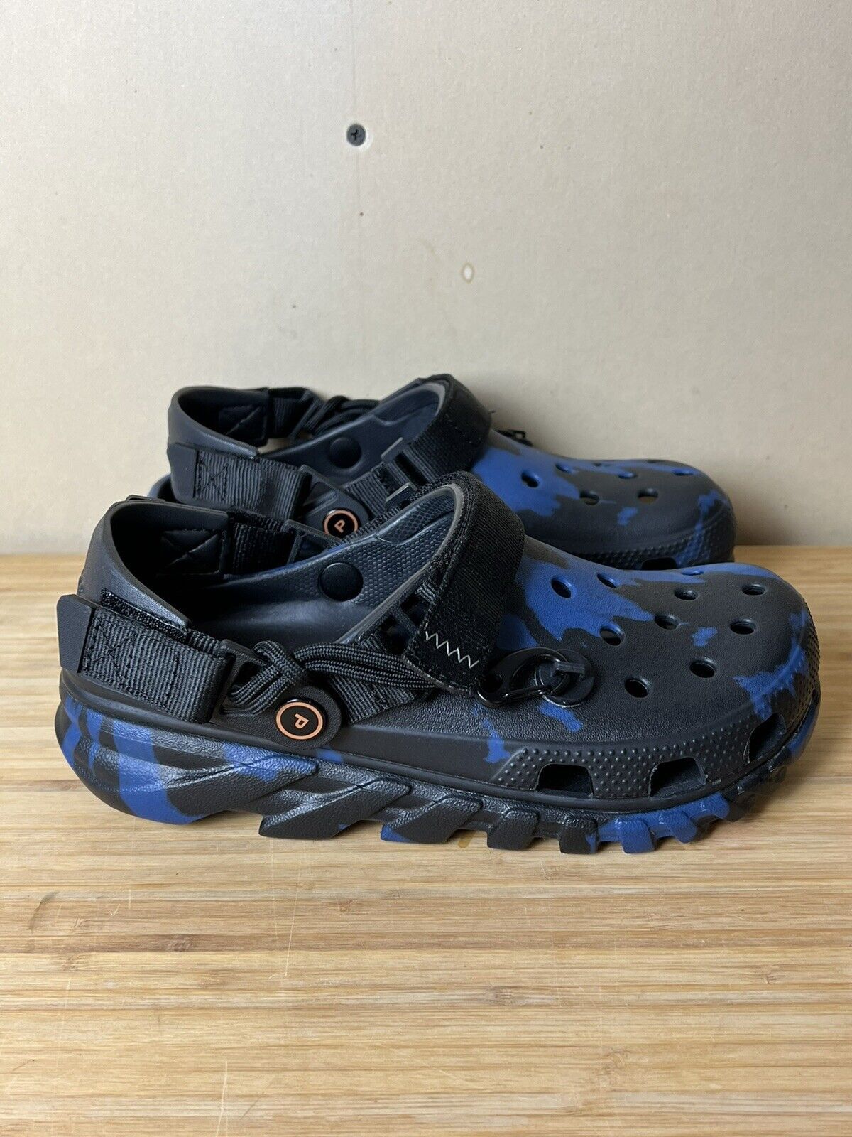 Crocs Post Malone X Crocs Duet Max Clog Blue Black 206542-001 Size ...