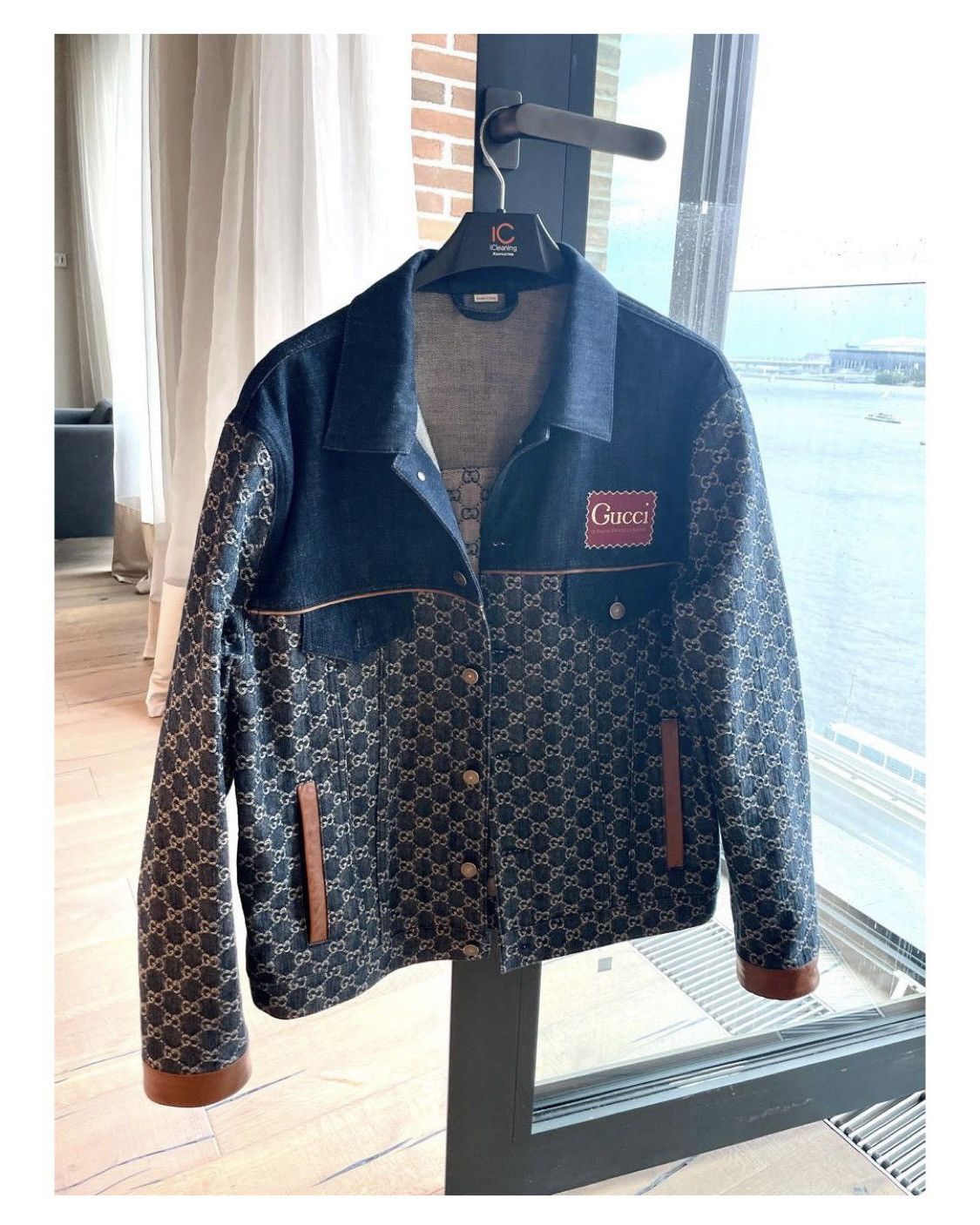 Gucci Gucci Monogram Logo Denim Jacket | Grailed