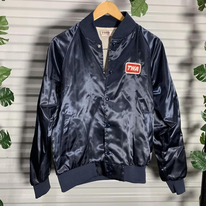 Vintage 70s Satin Bomber Jacket | Grailed