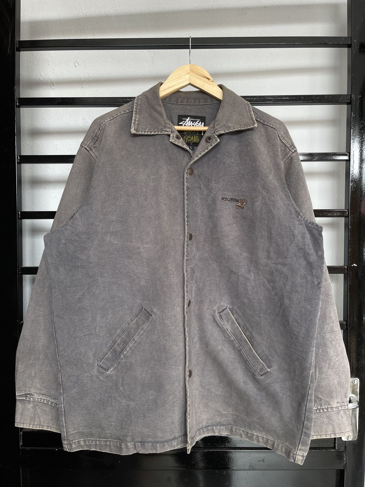Streetwear × Stussy × Vintage Vintage Stussy Burly Gear Jacket | Grailed