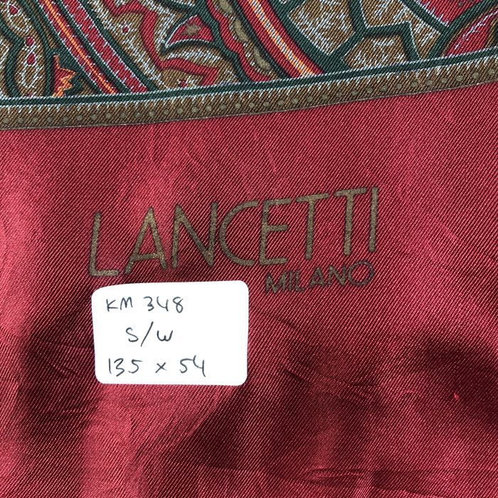Vintage Lancetti Silk Scarf / Muffler / Neckwear | Grailed