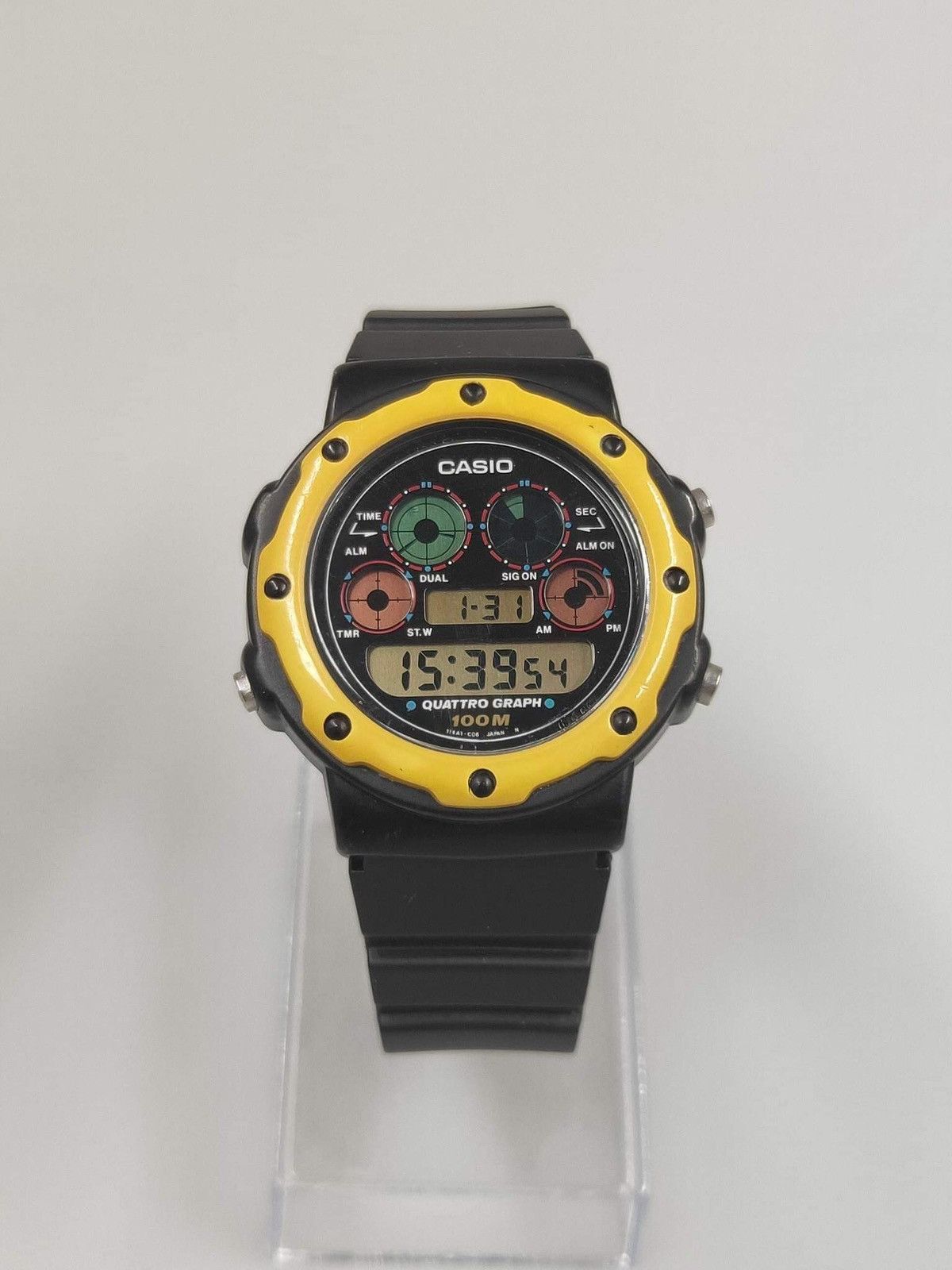 Japanese Brand × Vintage × Watch Vintage CASIO QGW-10(927) Quattro ...