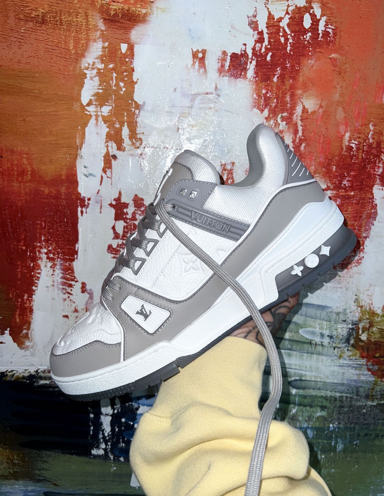 Louis Vuitton Lv Monogram trainers us8 | Grailed