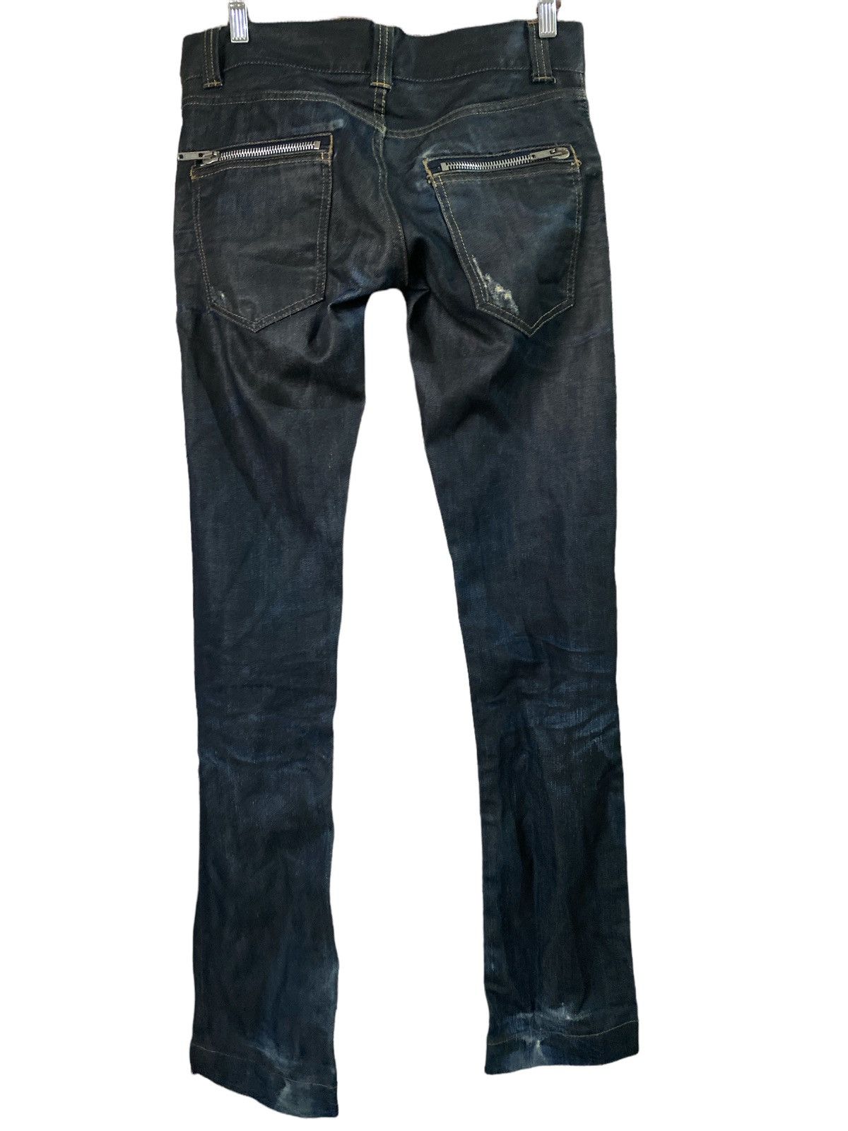 Designer Black Ring It Denim Made In Italy Jeans Pant Distressed | Grailed