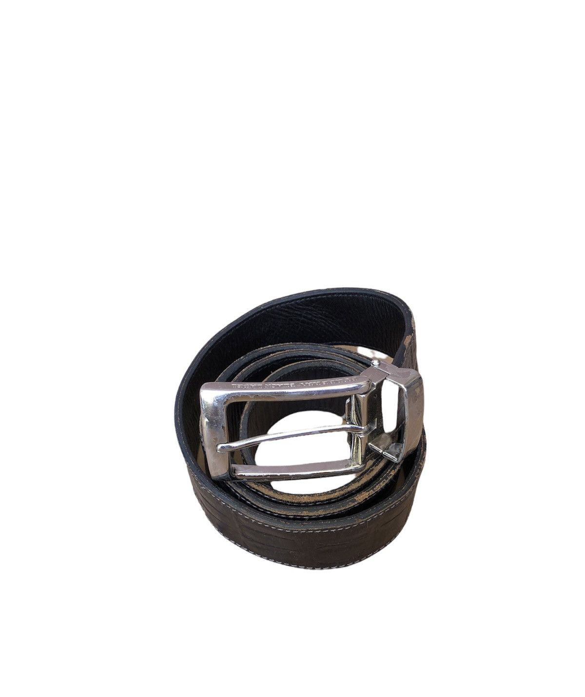 Burberry Vintage Burberry Black Label Leather Buckle Belts | Grailed