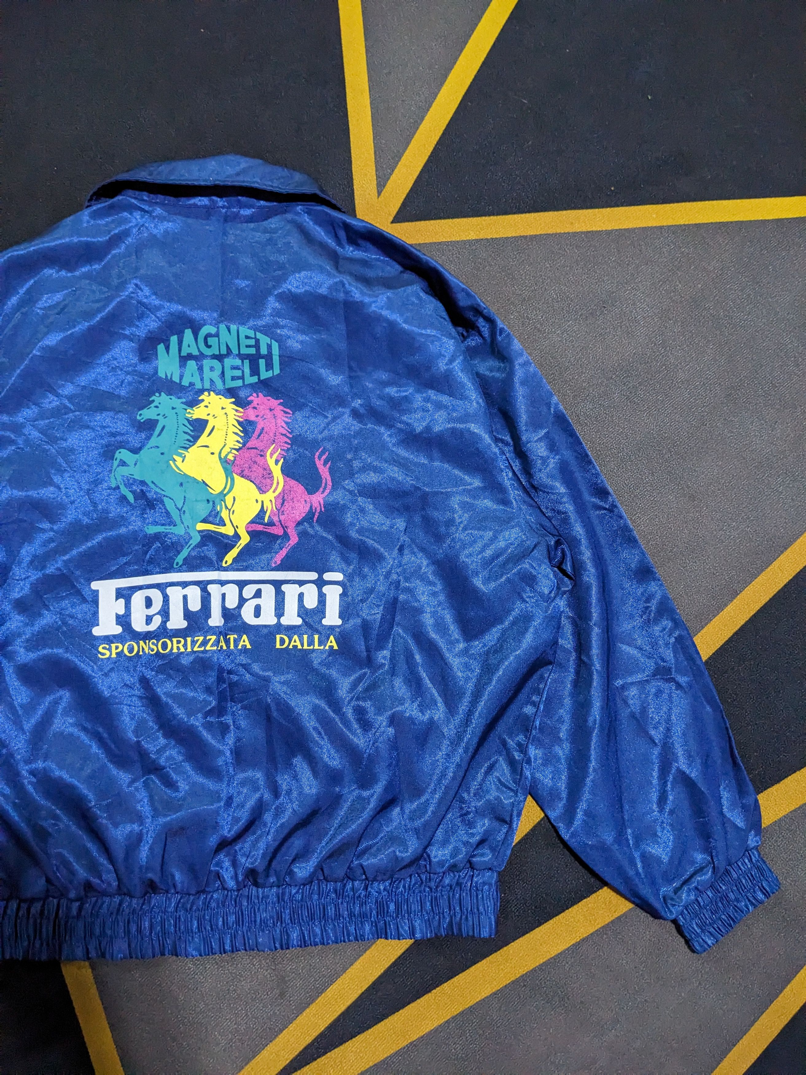Ferrari × Vintage RARE 🔥 VINTAGE FERRARI MAGNETI MARELLI RACING JACKET ...