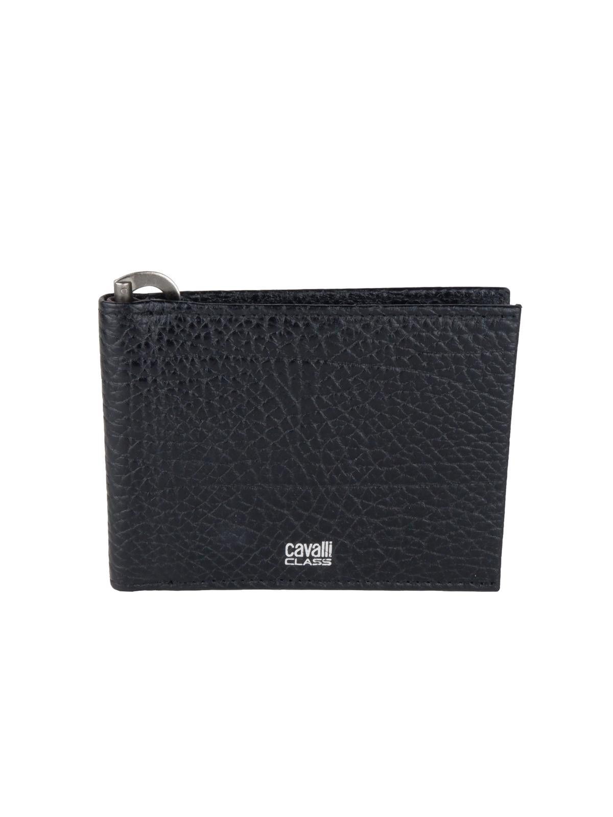 Cavalli Class Black Calfskin Wallet | Grailed