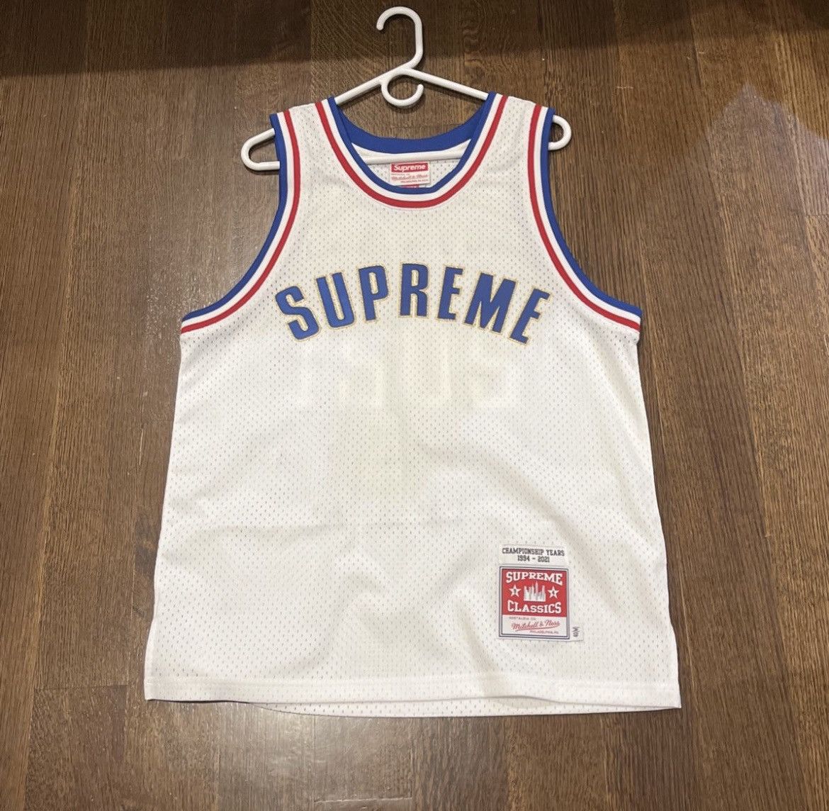 Supreme Supreme basketball jersey | Grailed